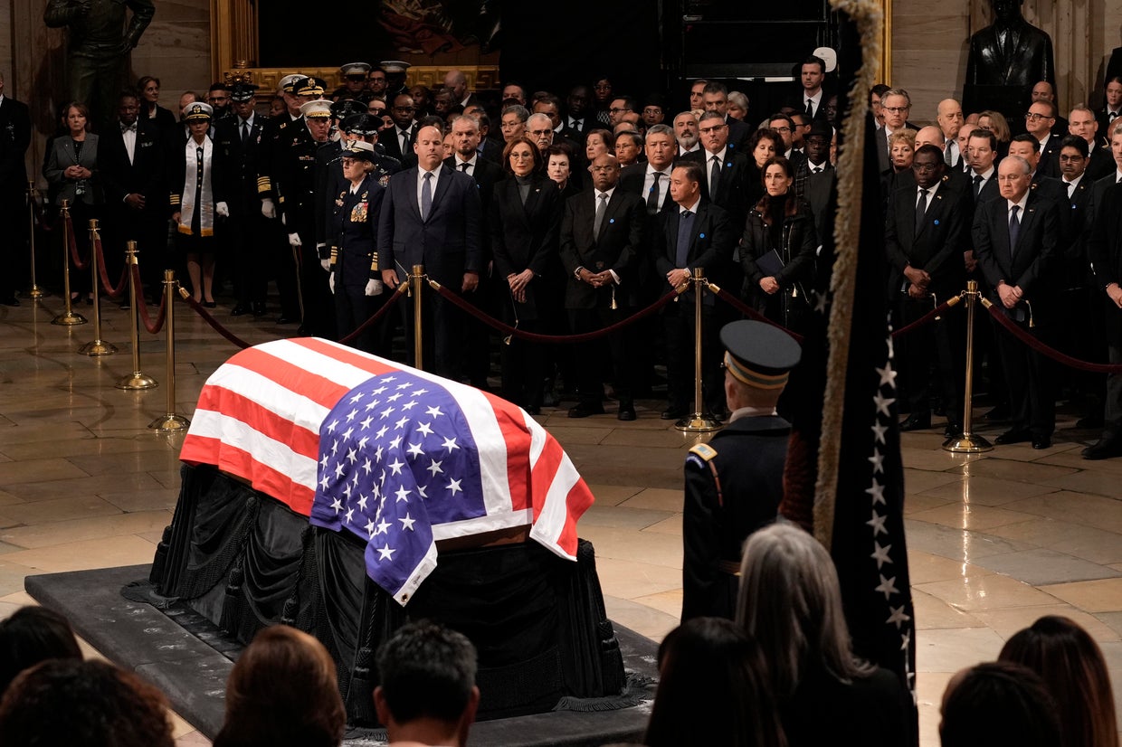 Jimmy Carter lies in state at the U.S. Capitol as Americans pay their ...