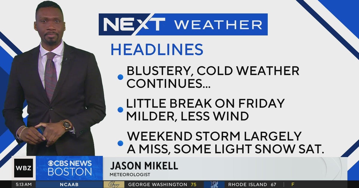 Next Weather: WBZ morning forecast for January 9, 2025 - CBS Boston