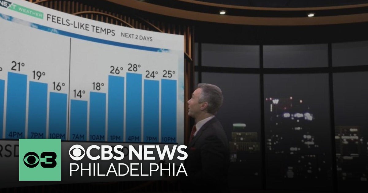 Temperature feels like single digits in Philadelphia region, tracking ...