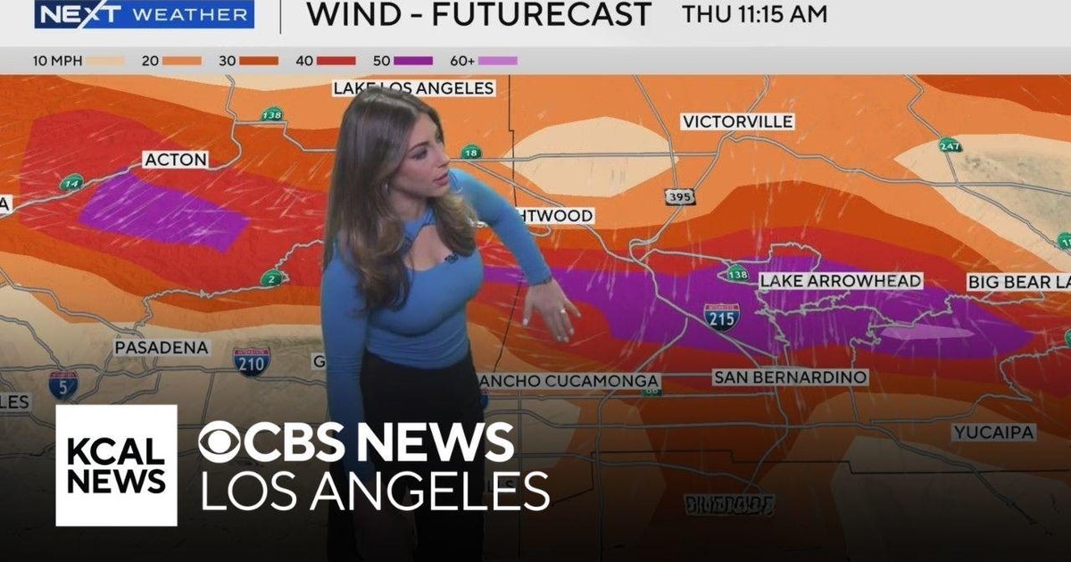 Alex Biston’s 4 a.m. forecast | NEXT Weather - CBS Los Angeles