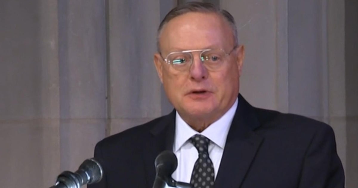 Walter Mondale's son, Ted Mondale, eulogizes Jimmy Carter - CBS News