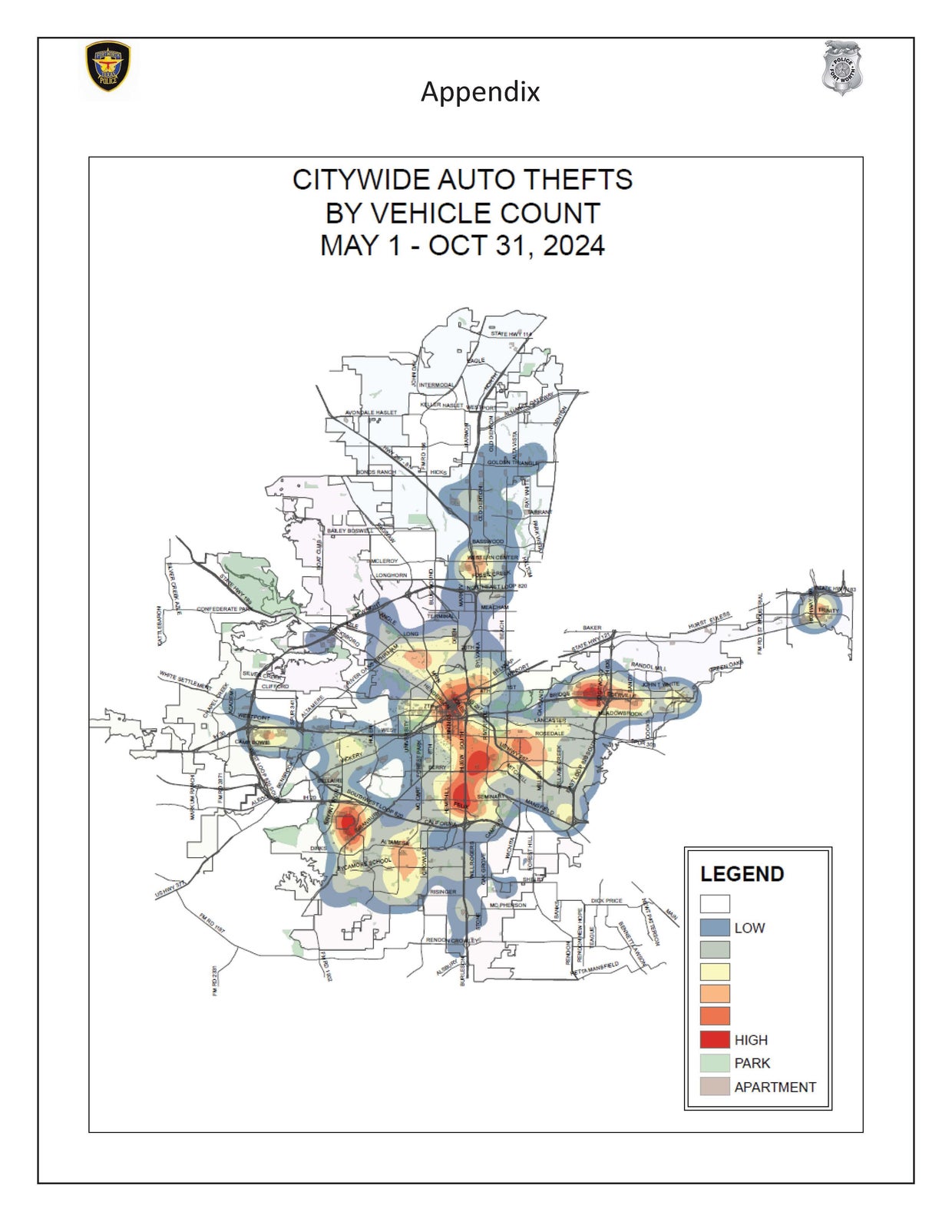 Auto thefts rise in Fort Worth: Map reveals the most targeted areas ...