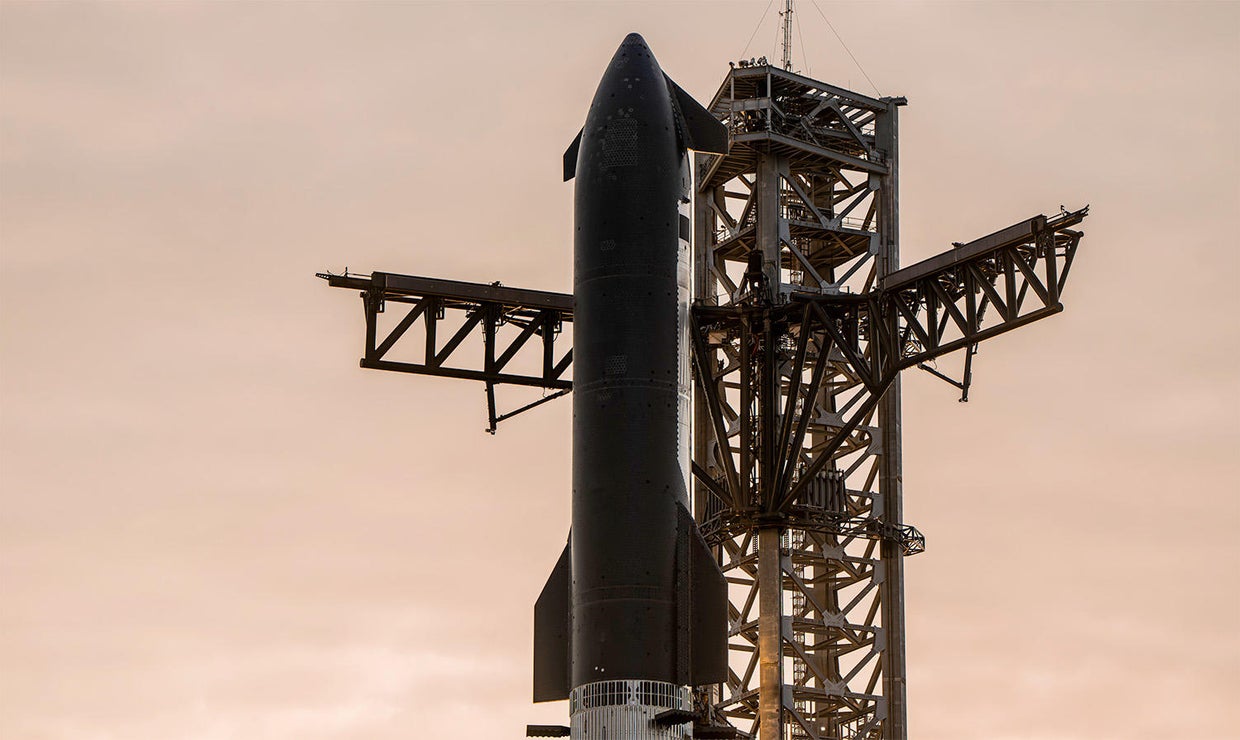 SpaceX's Starship spacecraft destroyed in mega rocket launch - CBS News