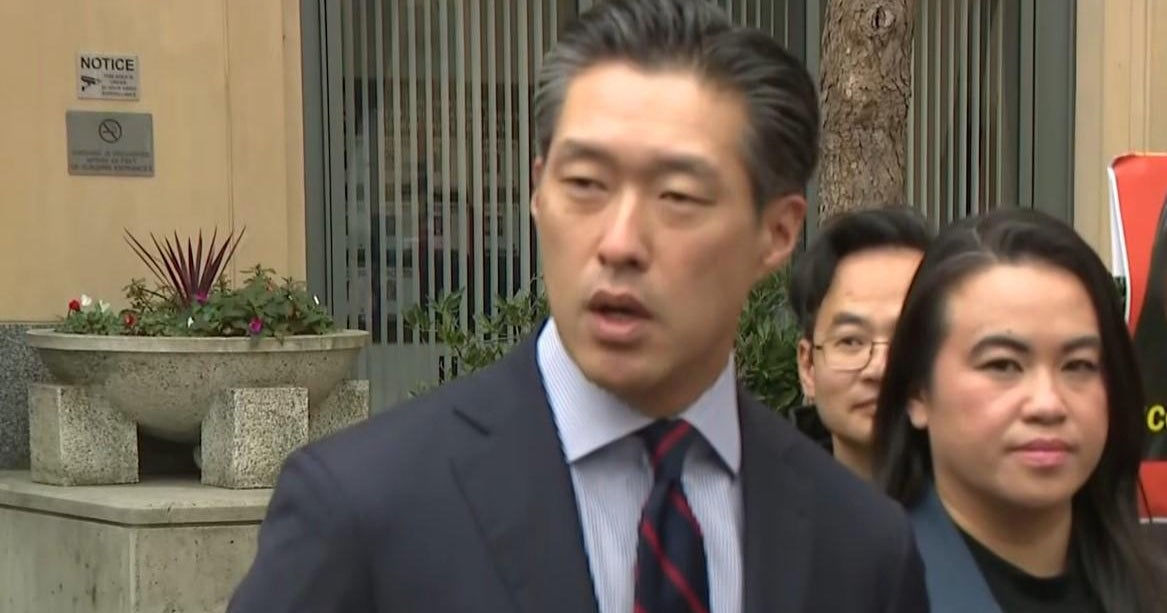 Recalled Oakland Mayor Sheng Thao's attorney Jeff Tsai speaks outside ...