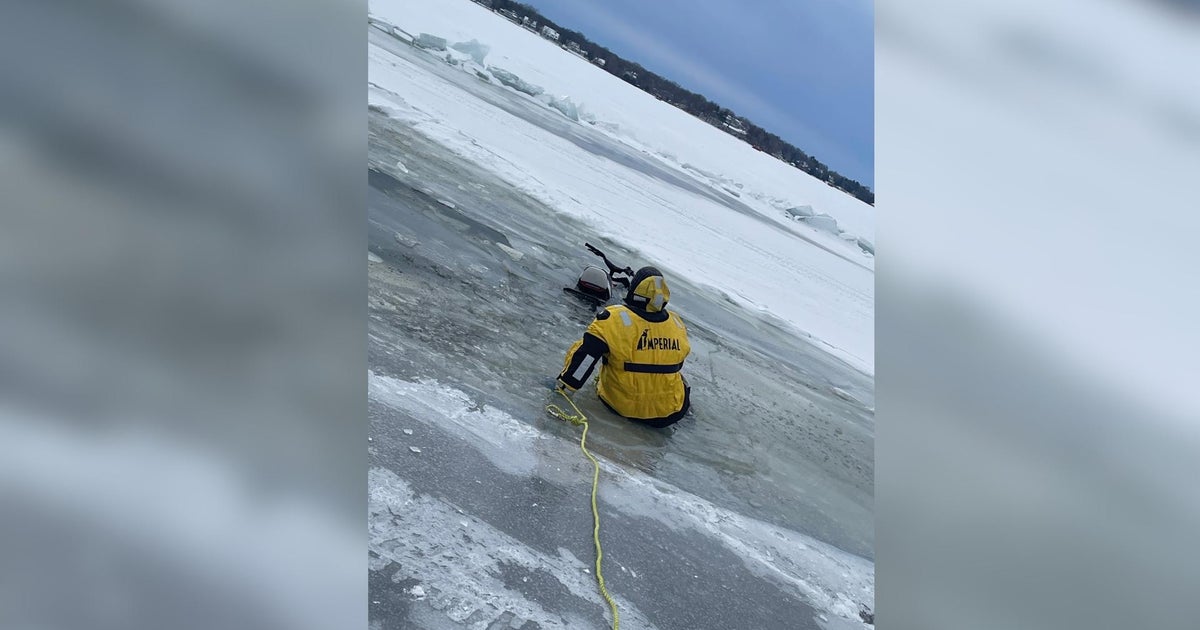 Boy, 12, falls through ice while riding snowmobile on Lake Minnetonka ...
