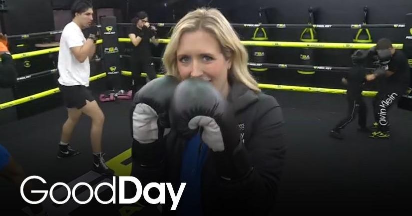 Breaking a Sweat with Molly at Franklin Boxing Academy! - Good Day ...