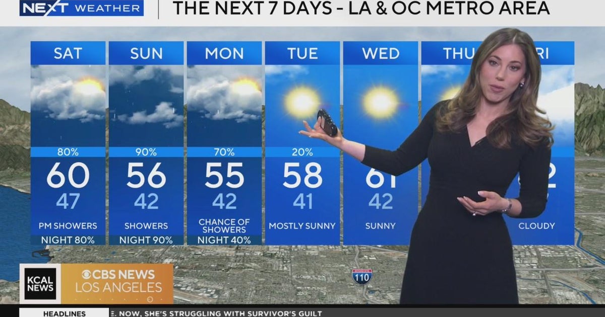 Alex Biston's 6 a.m. forecast | NEXT Weather (1/25) - CBS Los Angeles