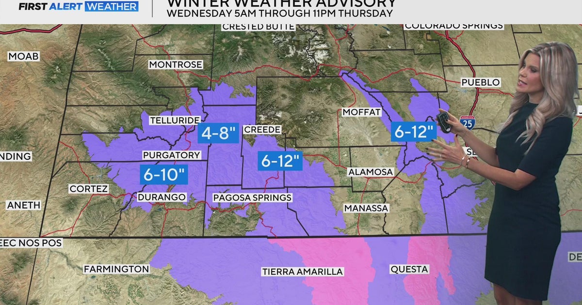 One more mild day before last January chance for snow - CBS Colorado