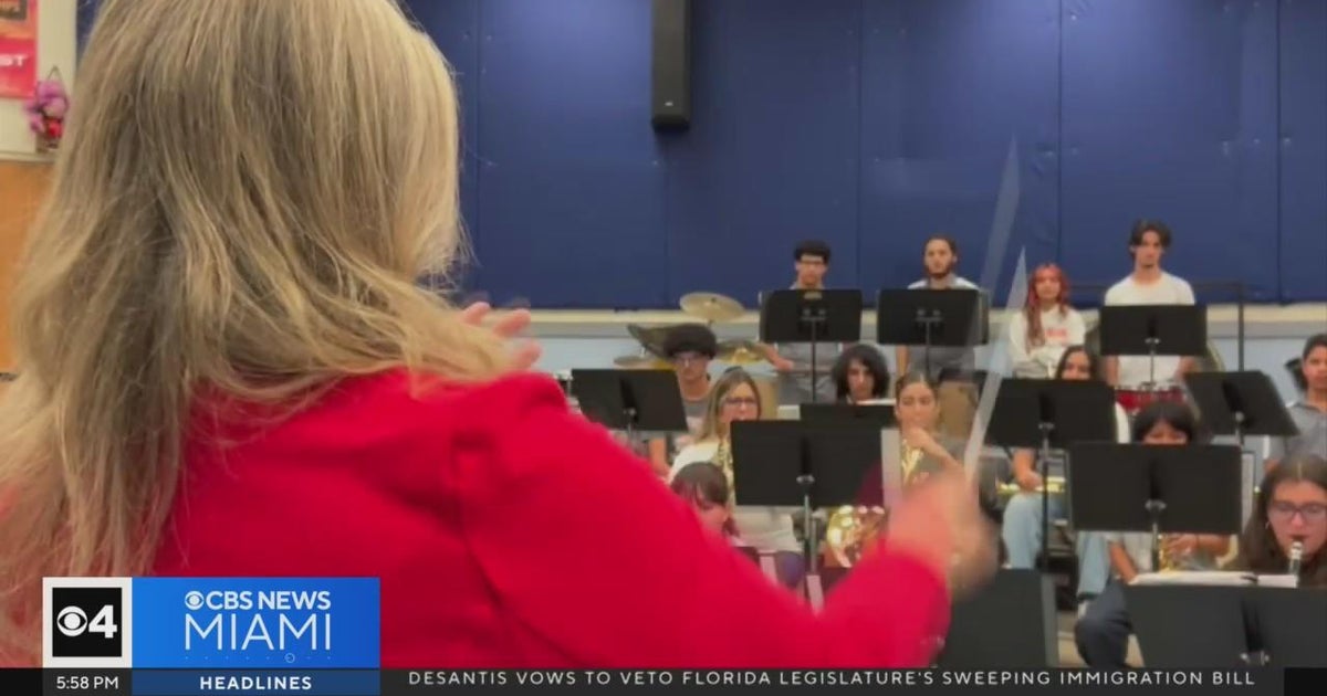 South Miami Senior High School band teacher recognized by Grammys - CBS ...