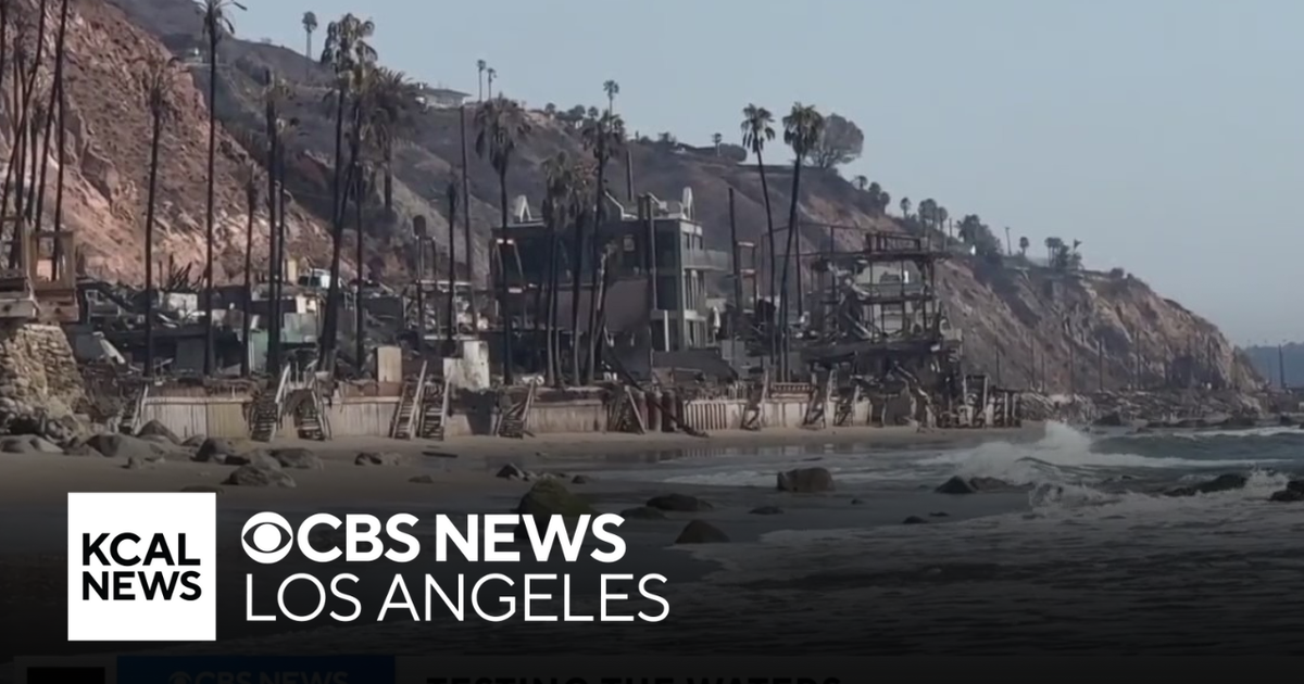 Marine scientists testing ocean water for toxins from debris runoff in ...