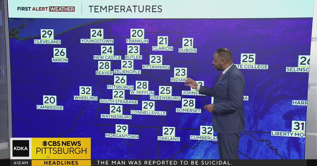 KDKA-TV Morning Forecast (1/30) - CBS Pittsburgh