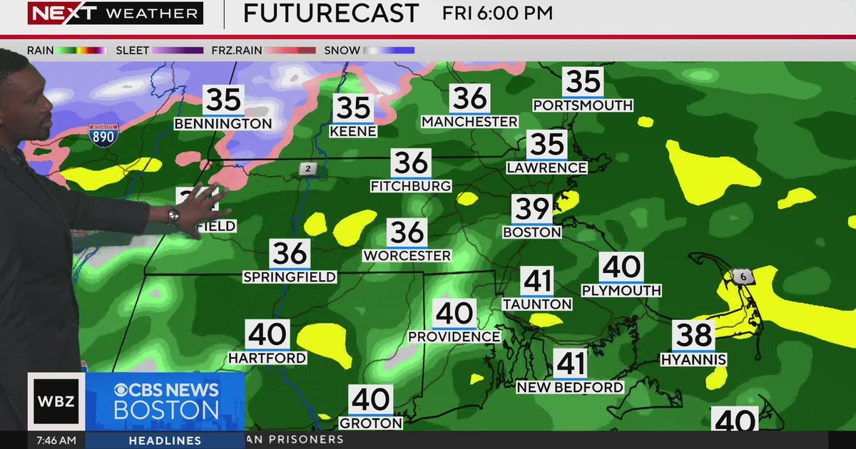 Next Weather: WBZ mid-morning forecast for January 31, 2025 - CBS Boston