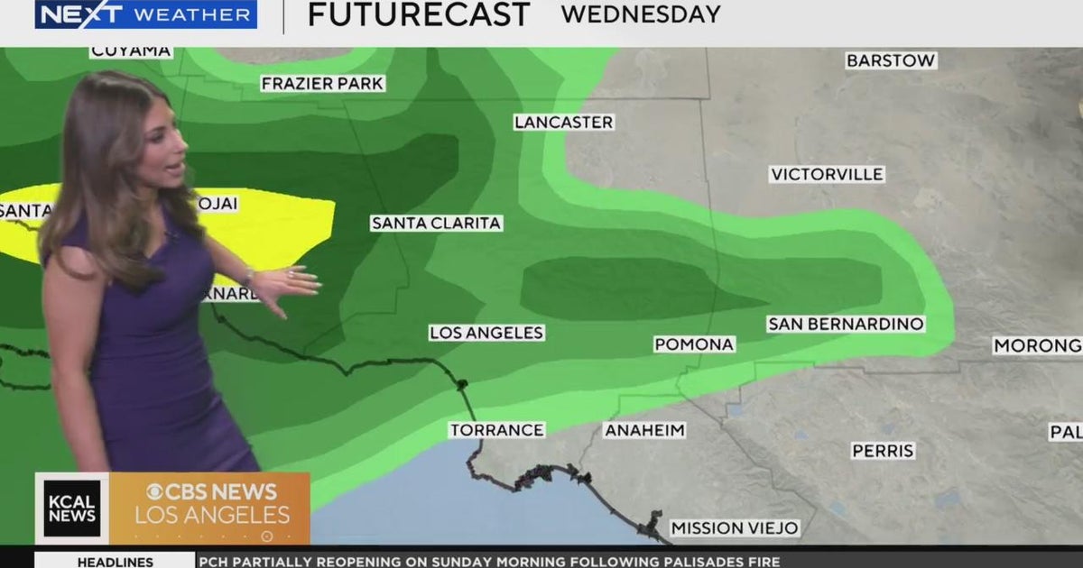 Alex Biston's Saturday forecast - CBS Los Angeles