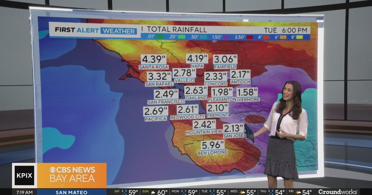 First Alert Weather Saturday morning forecast - CBS San Francisco