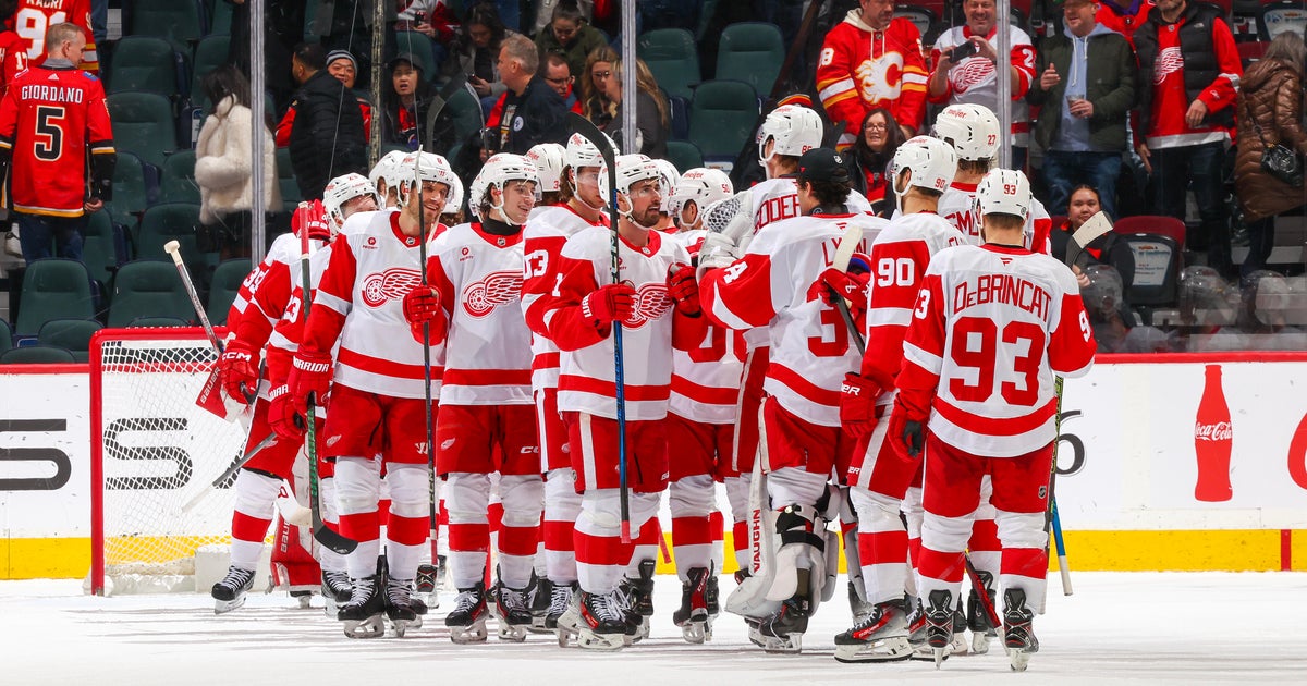Talbot and Larkin lead Detroit Red Wings past Calgary Flames 3-1 for ...