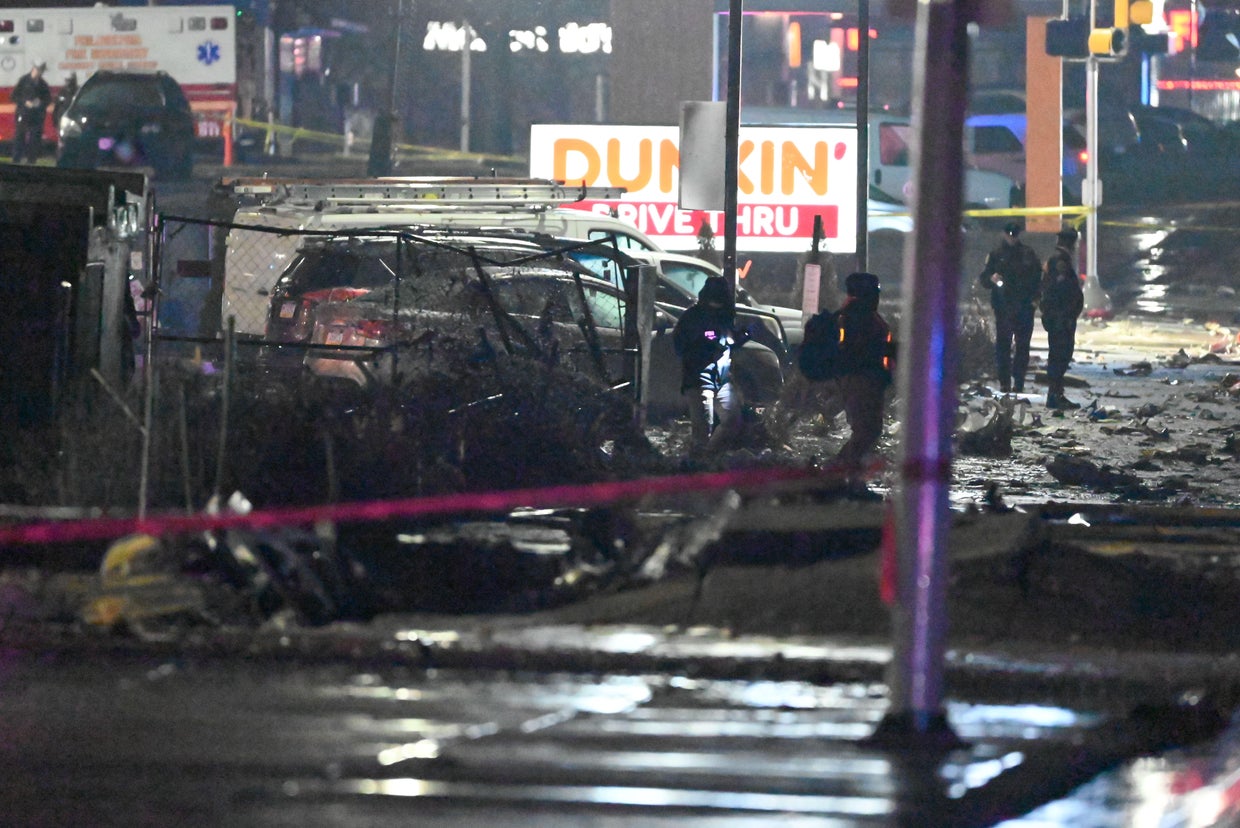 Images show aftermath left behind from deadly plane crash in ...