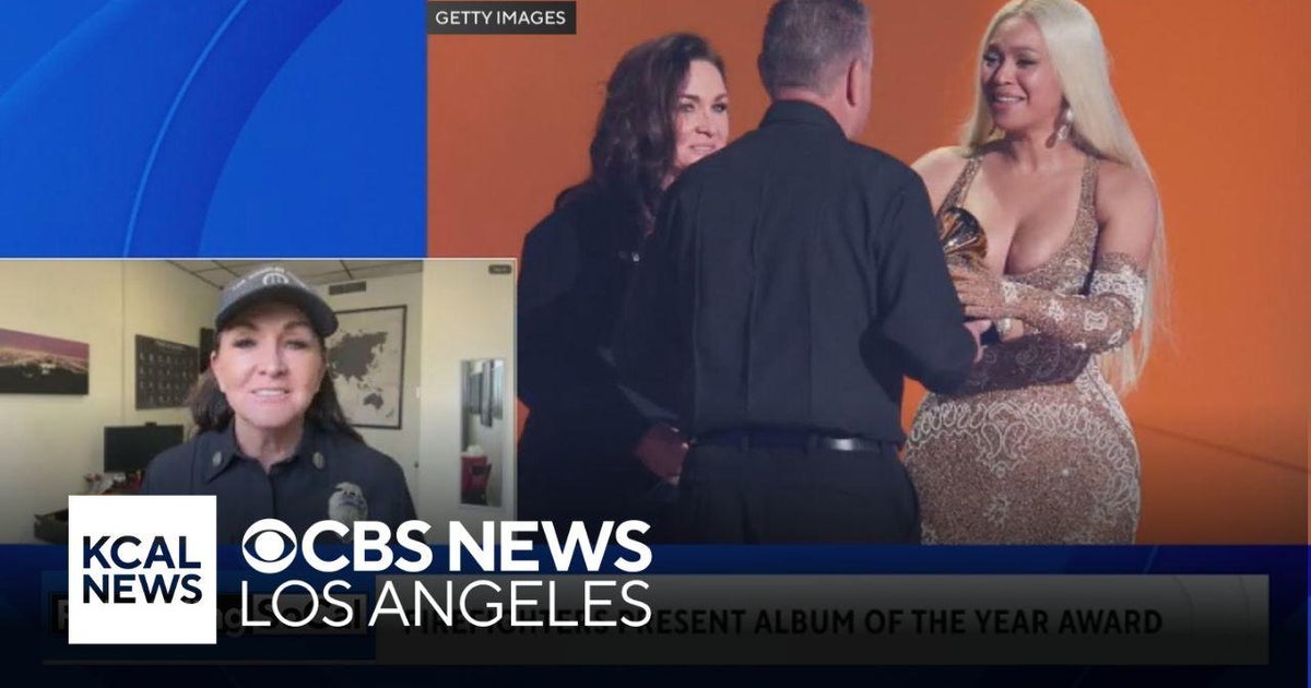 LA County Fire Captain on her experience at the Grammys and presenting ...