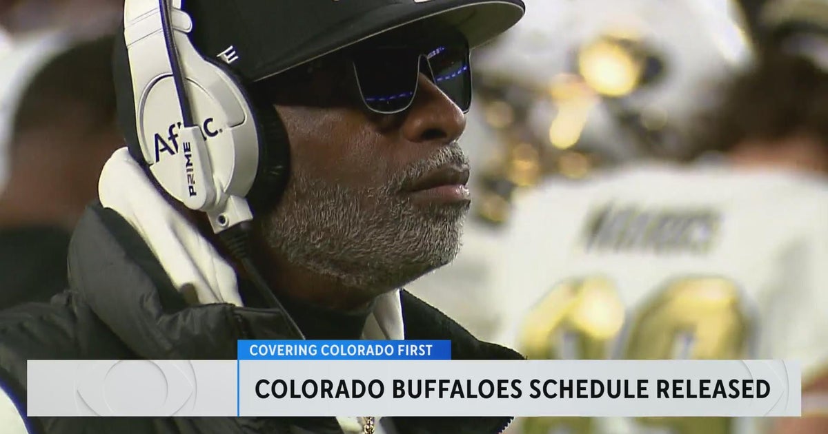 Colorado Buffaloes football schedule released - CBS Colorado