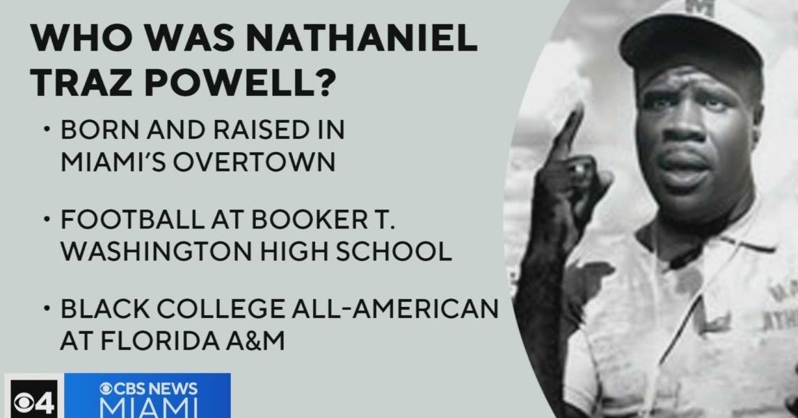 Who was Nathaniel "Traz" Powell? The man who shaped Miami's high school football - CBS Miami
