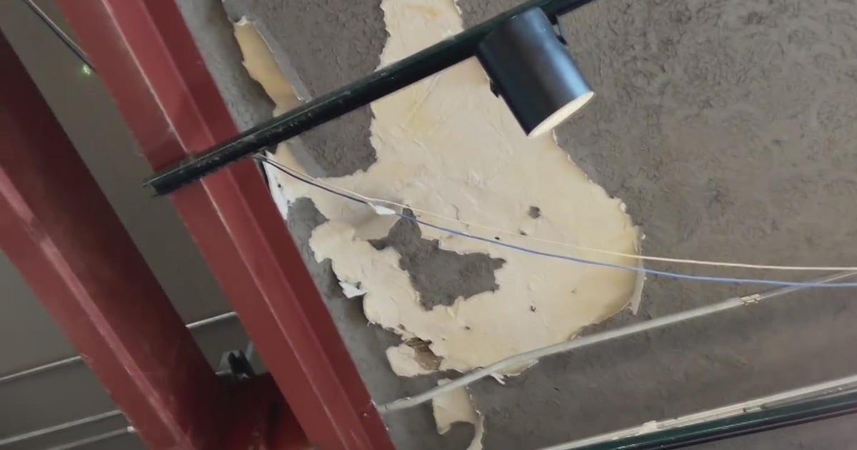 Detroit galley damaged after pipe burst causes flooding - CBS Detroit