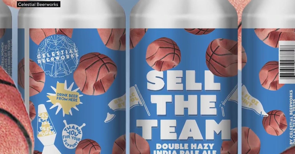 Mavericks fans brew up discontent with "Sell the Team" beer - CBS Texas