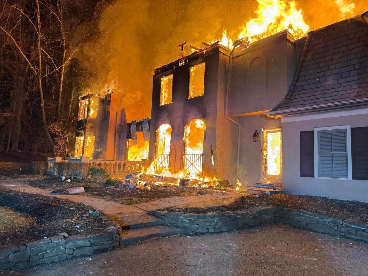 Fire guts home in Lower Merion Township, Pennsylvania - CBS Philadelphia