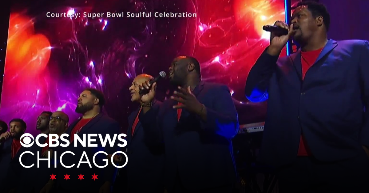 NFL Players Choir takes the stage during Super Bowl weekend - CBS Chicago