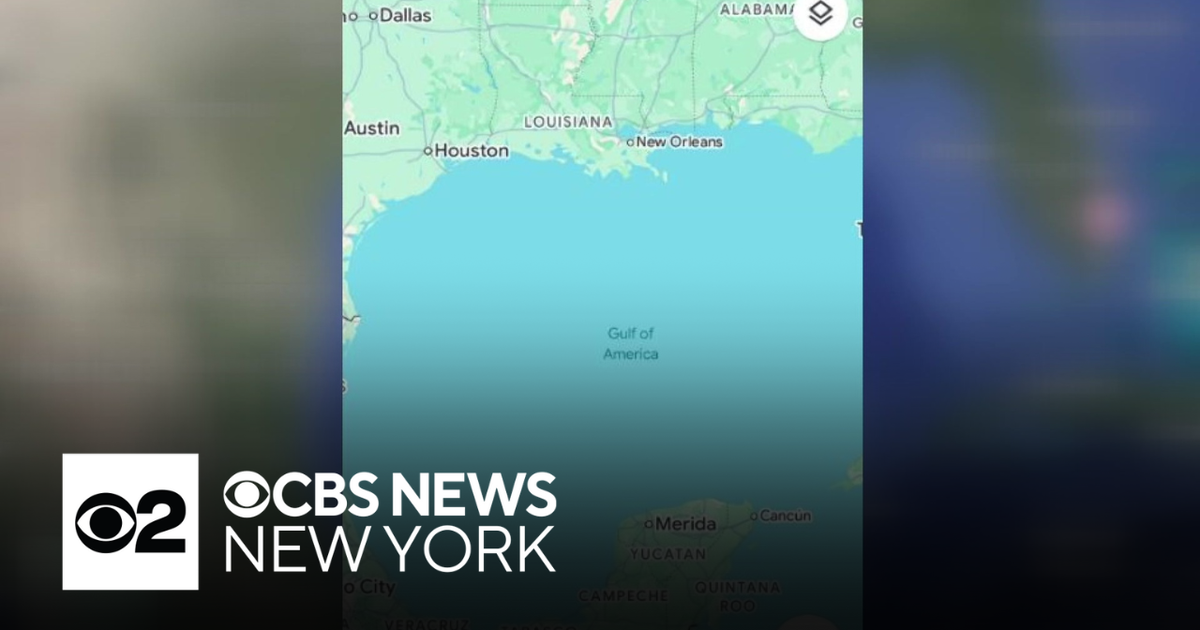 Google Maps shows Gulf of America for users in U.S. - CBS New York