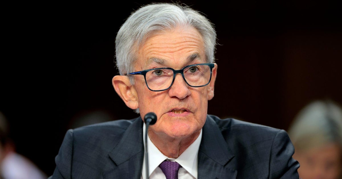 Fed Chair Jerome Powell testifying before Congress - CBS News