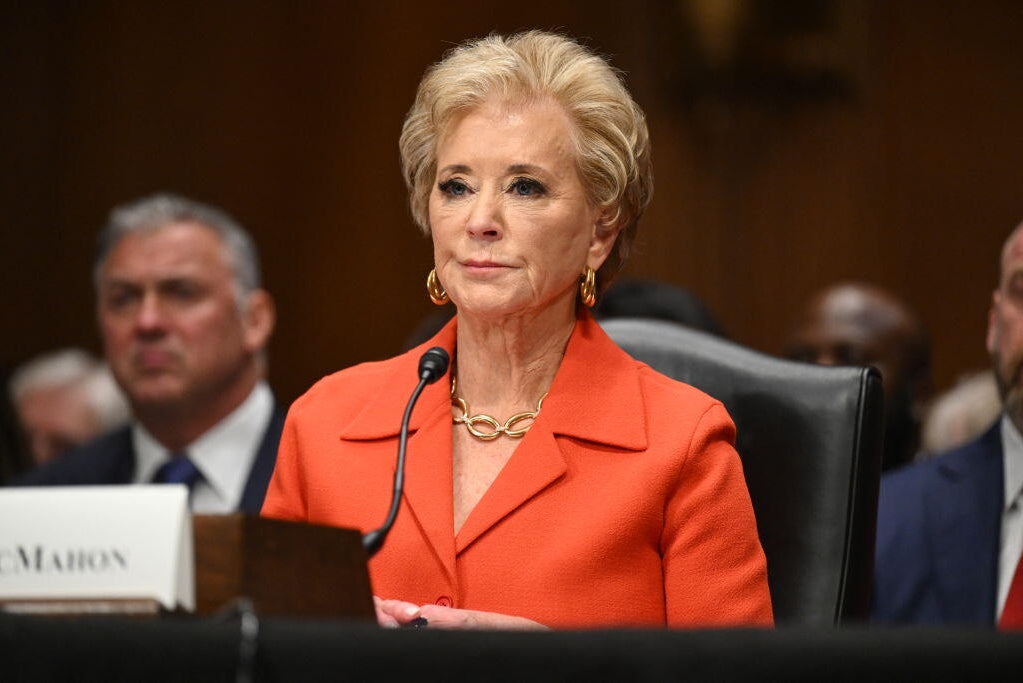 Linda McMahon faces confirmation hearing with fate of Education Department in limbo - CBS News