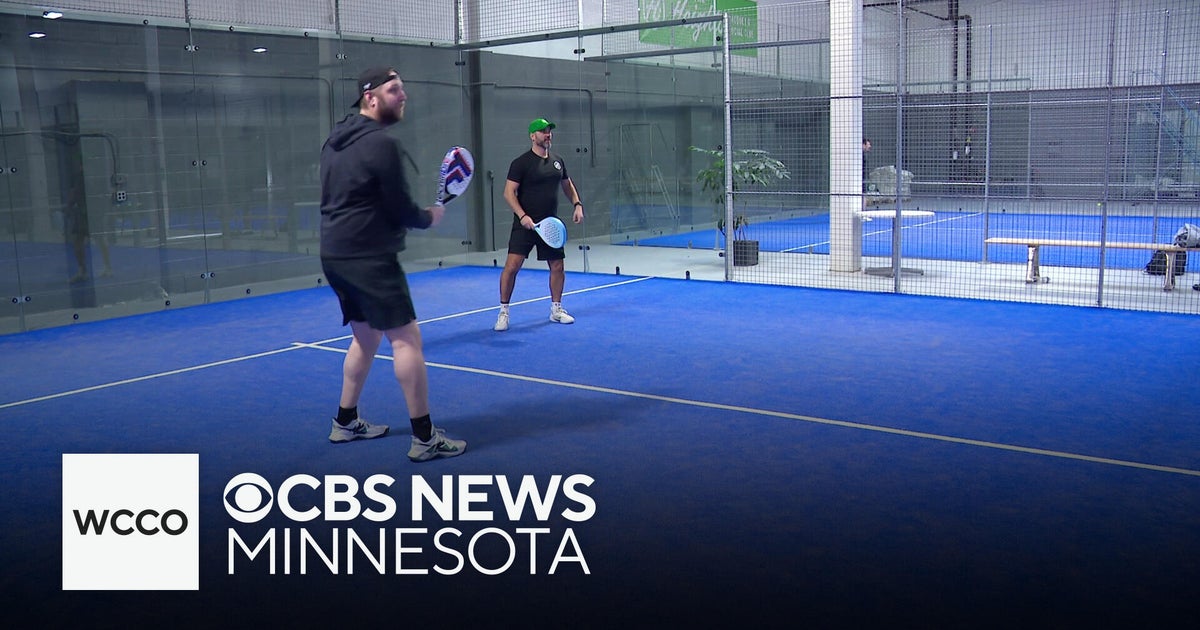 New racket sport padel is gaining popularity - CBS Minnesota