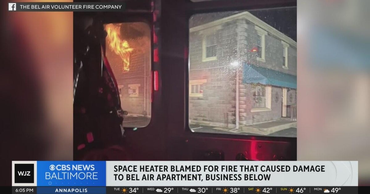 Space heater blamed for fire at business, apartment in Harford County ...
