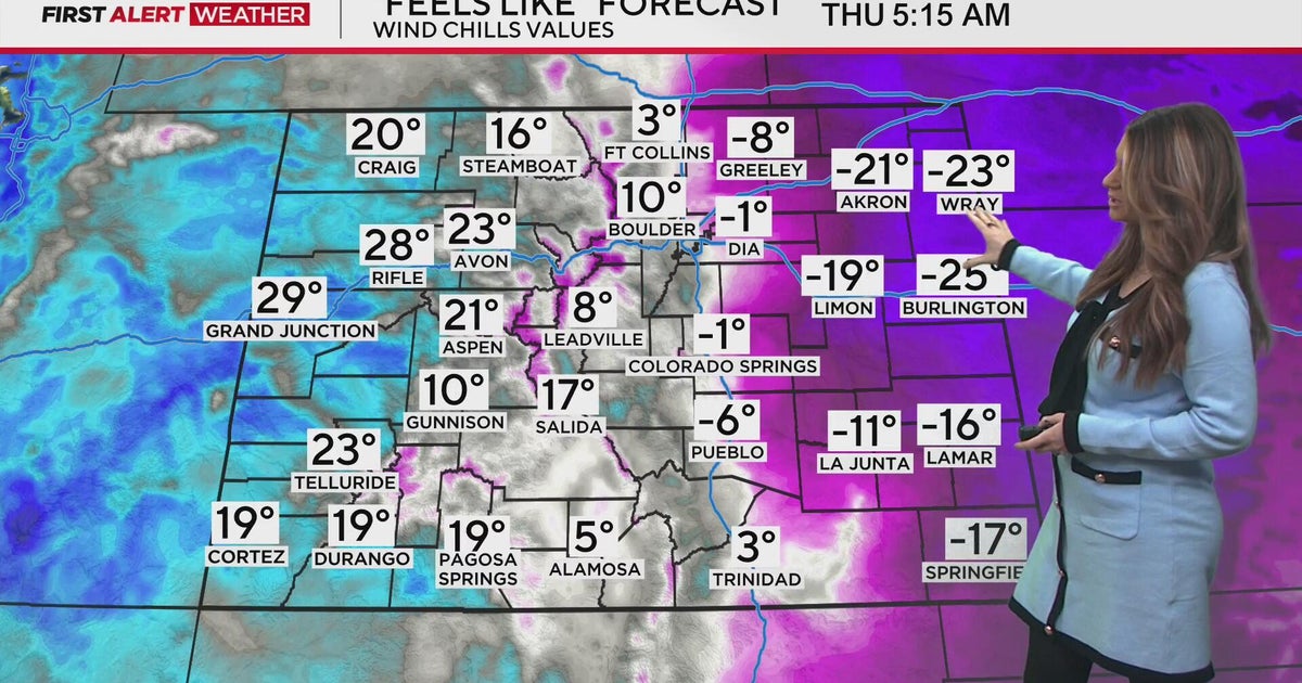 Bitterly cold Wednesday with another round of snow Thursday night - CBS ...