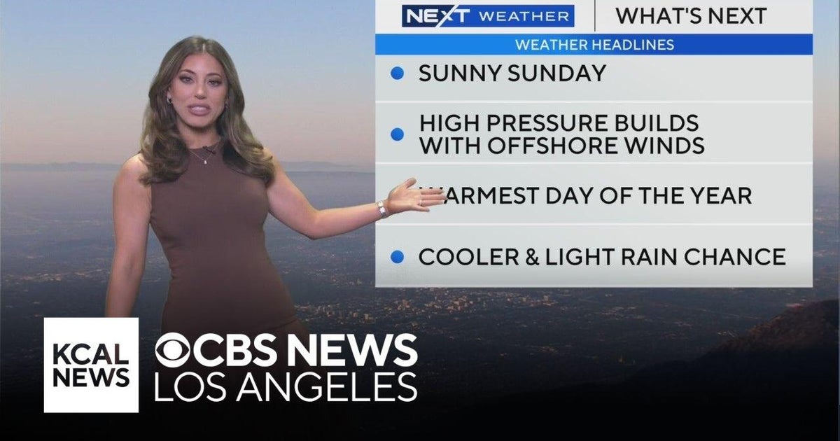 Alex Biston’s 6 a.m. forecast | NEXT Weather - CBS Los Angeles