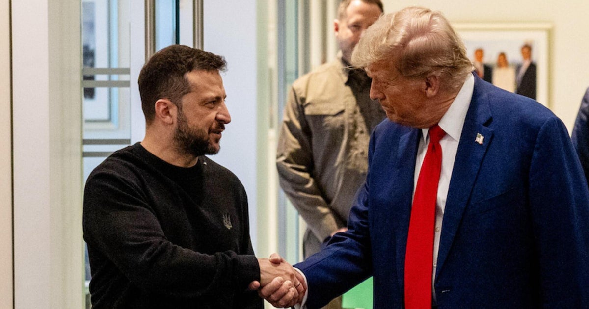 Trump meeting with Zelenskyy at the White House - CBS News