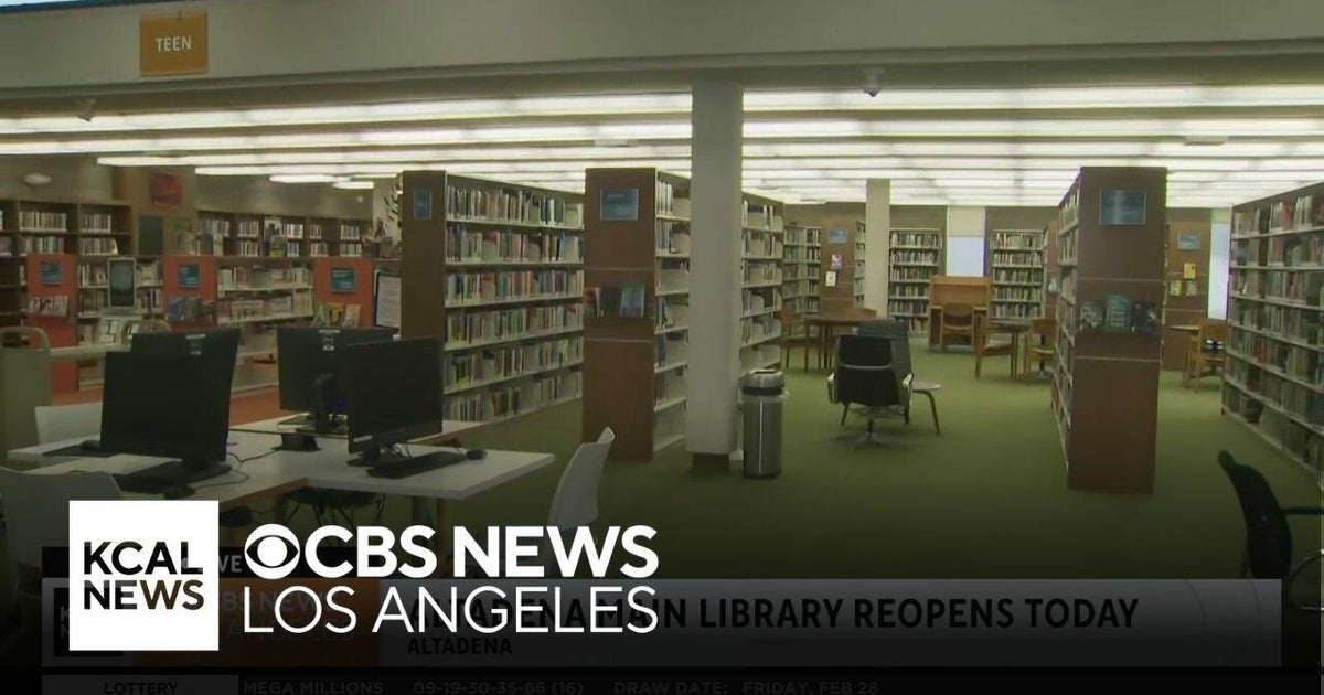 Altadena library opens its doors following the Eaton Fire - CBS Los Angeles