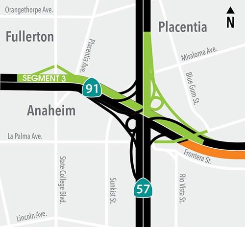 Orange County 91 Freeway improvement project to ease congestion, breaks ...