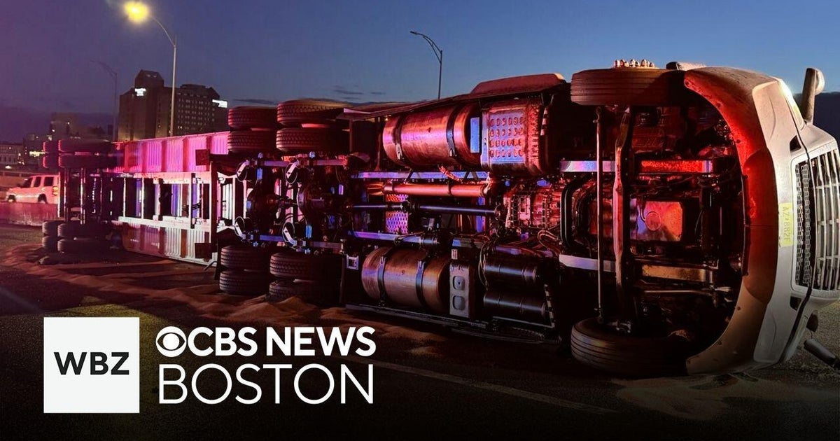 Truck crash and fuel spill on Mass Pike jams rush hour traffic into ...