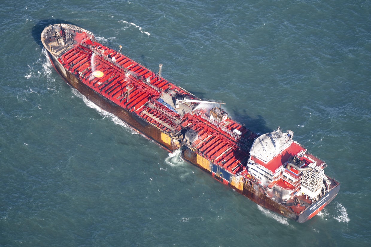 Cargo ship captain arrested on suspicion of manslaughter over collision ...