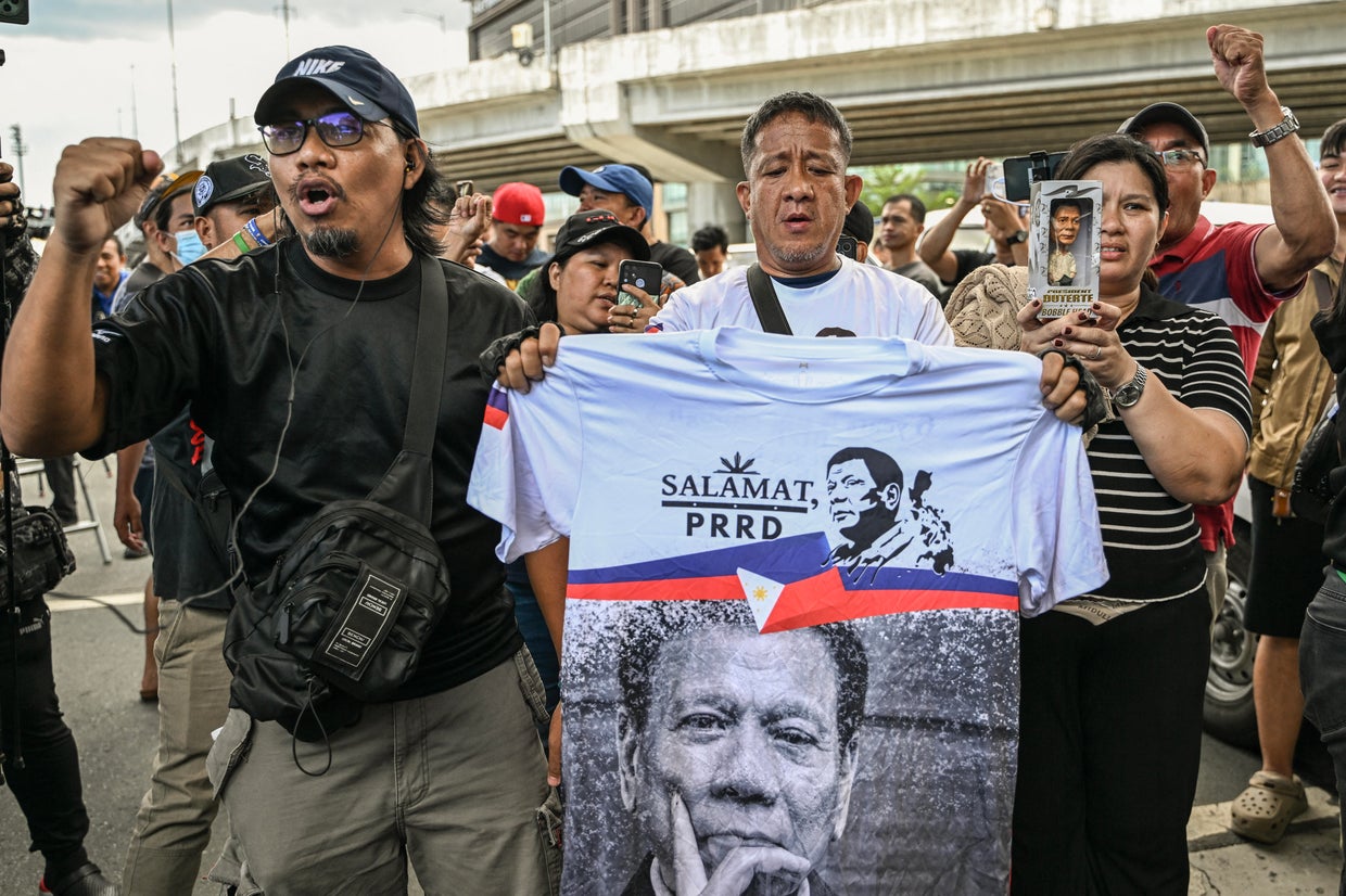 Rodrigo Duterte, former Philippines president, arrested on ICC warrant ...