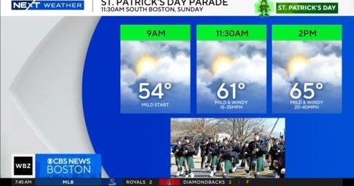 Next Weather: WBZ Mid-Morning Update For March 12 - CBS Boston