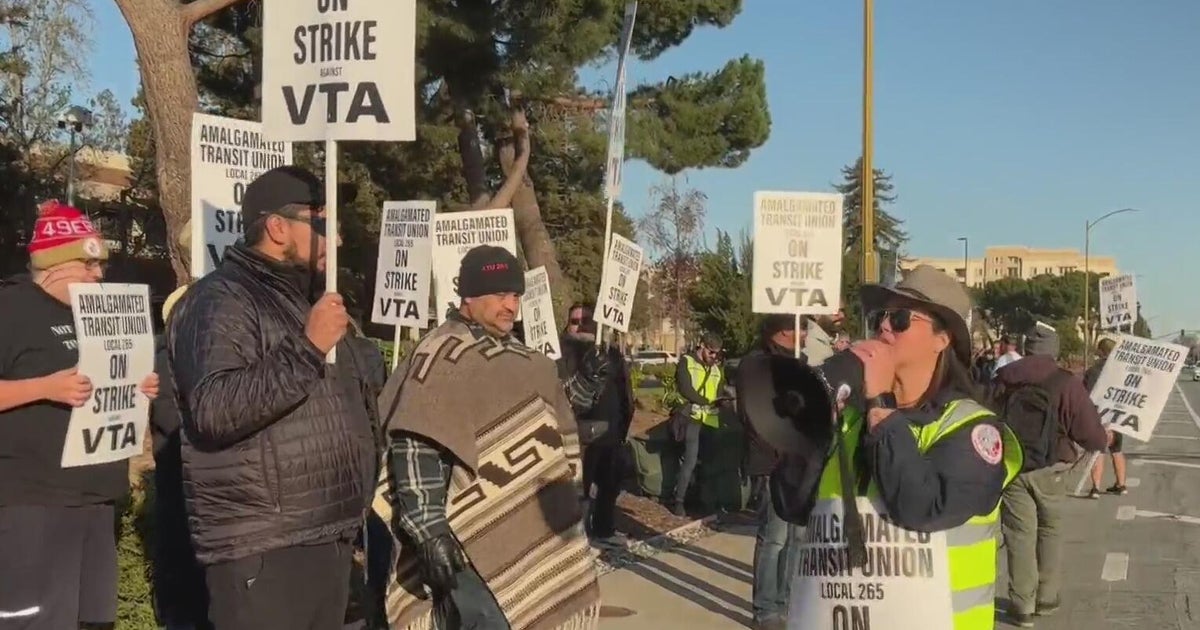 VTA files legal complaint over transit worker strike - CBS San Francisco