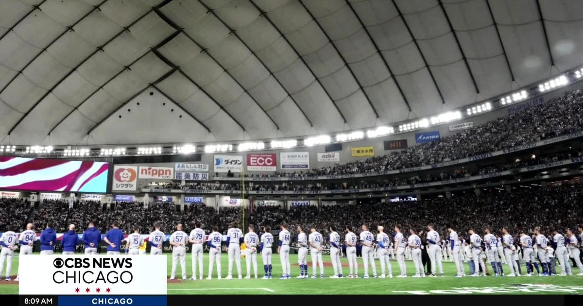Cubs drop season opener to Dodgers in Tokyo - CBS Chicago