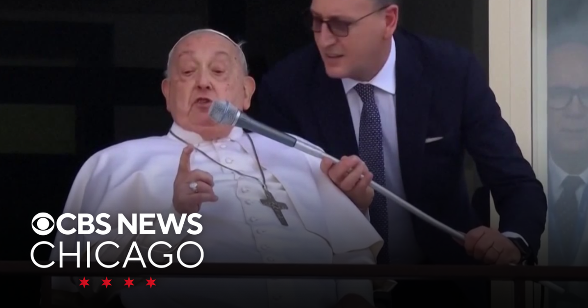 Pope Francis back home after hospital stay - CBS Chicago
