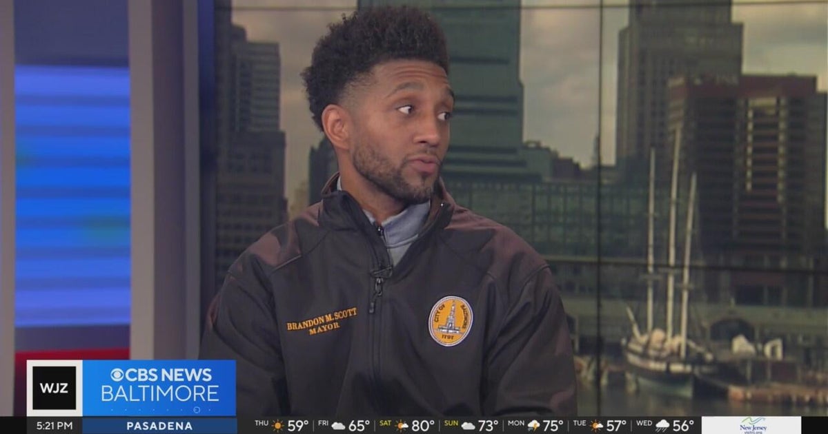 Baltimore Mayor Brandon Scott visits WJZ to discuss Key Bridge collapse ...
