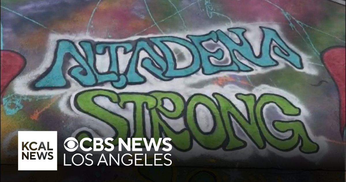Altadena couple paints mural of resilience on their home after the ...