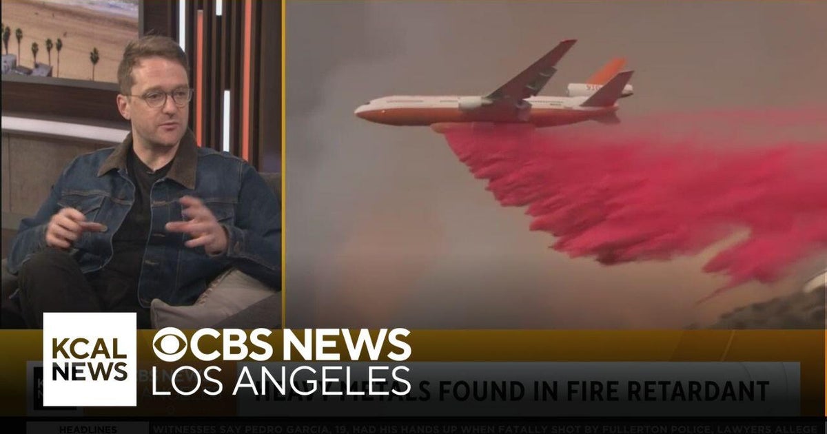 Science reporter looks fire retardant heavy metals - CBS Los Angeles