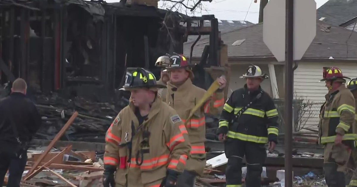 Fire crews respond to Southgate house explosion - CBS Detroit