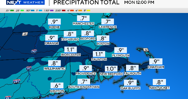 April showers return this weekend. Map shows who gets the most rain in ...