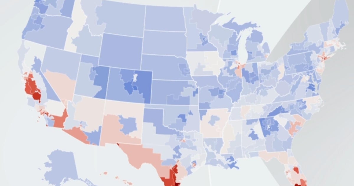 Why some historically Democratic districts have shifted right - CBS News